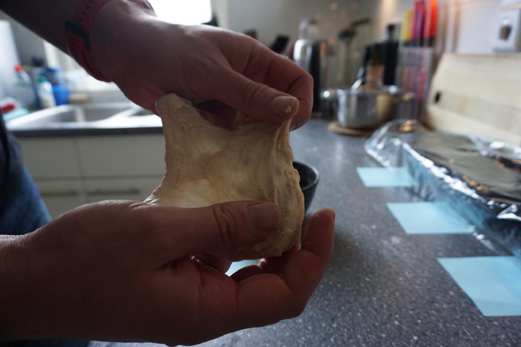 Experimenting with flour hydration levels