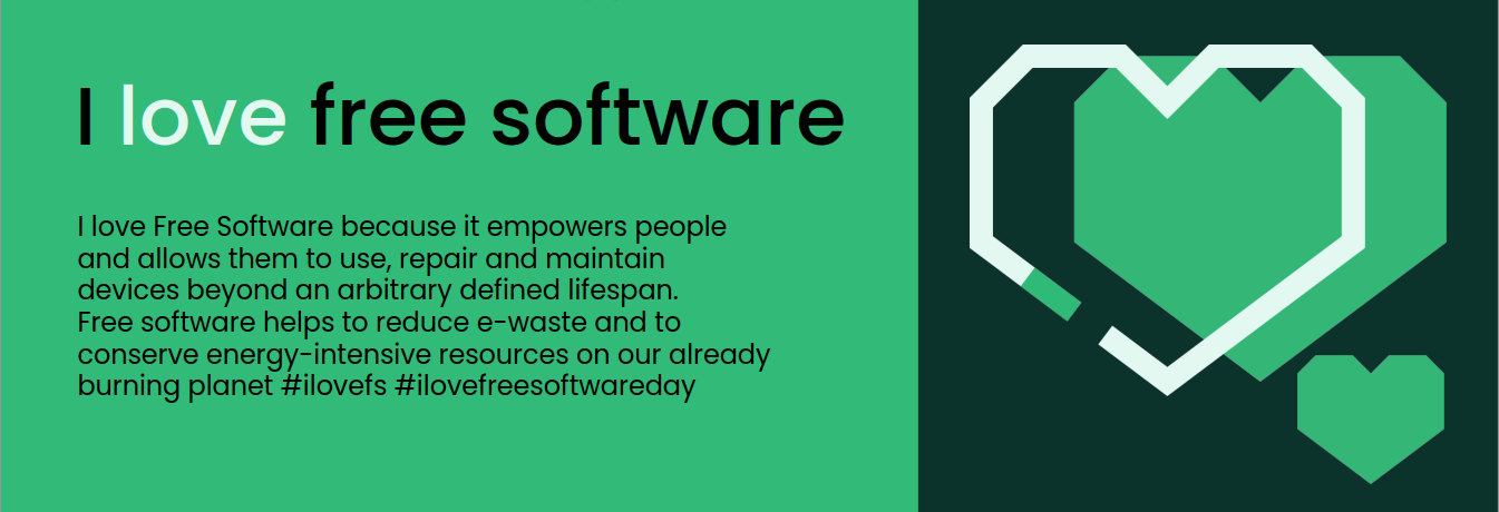 I love free Software